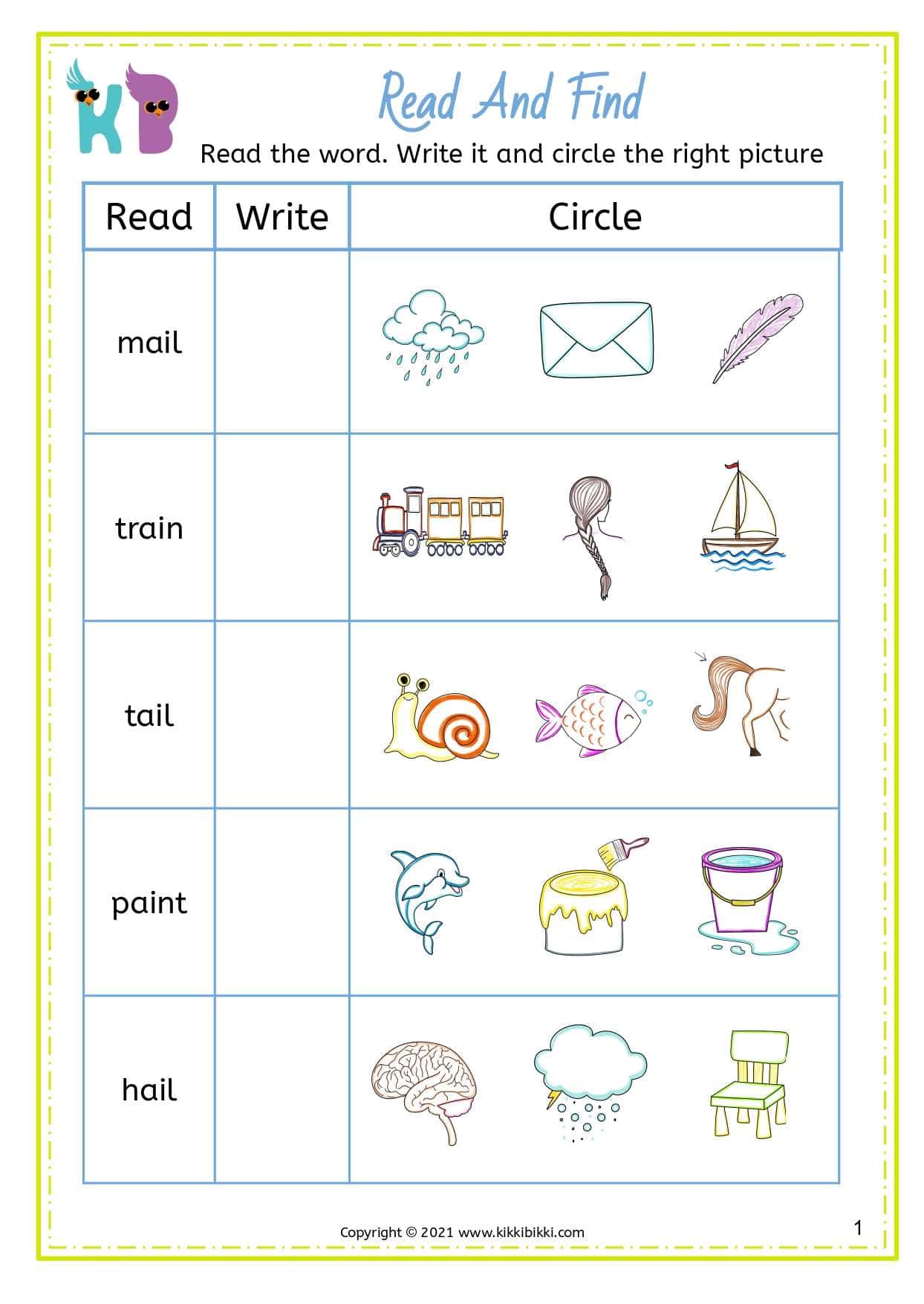 Exploring Vowel Digraphs: AI Sound Worksheets for Kids