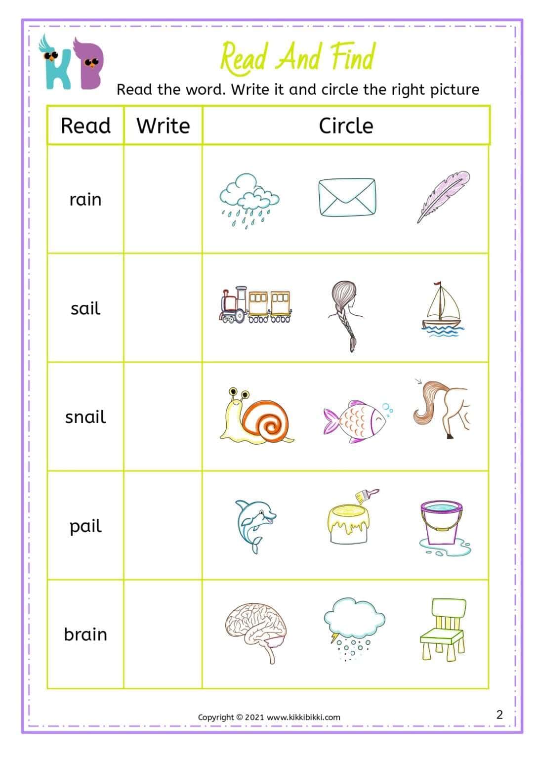Exploring Vowel Digraphs: AI Sound Worksheets for Kids