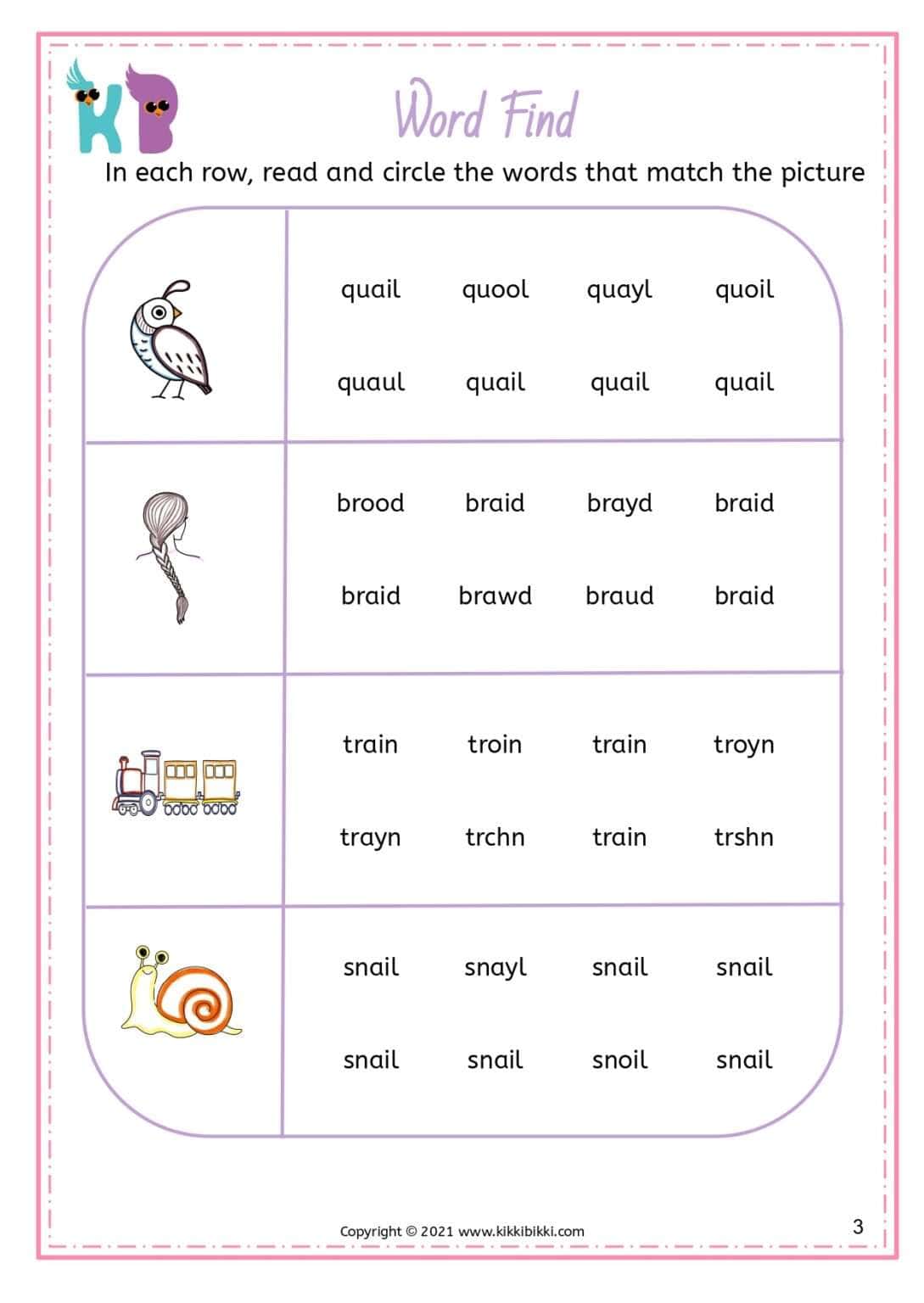 Exploring Vowel Digraphs: AI Sound Worksheets for Kids