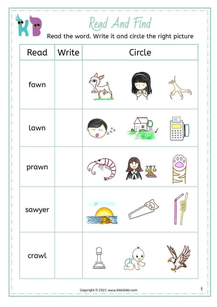 Phonics Fun: Exploring the AW Sound