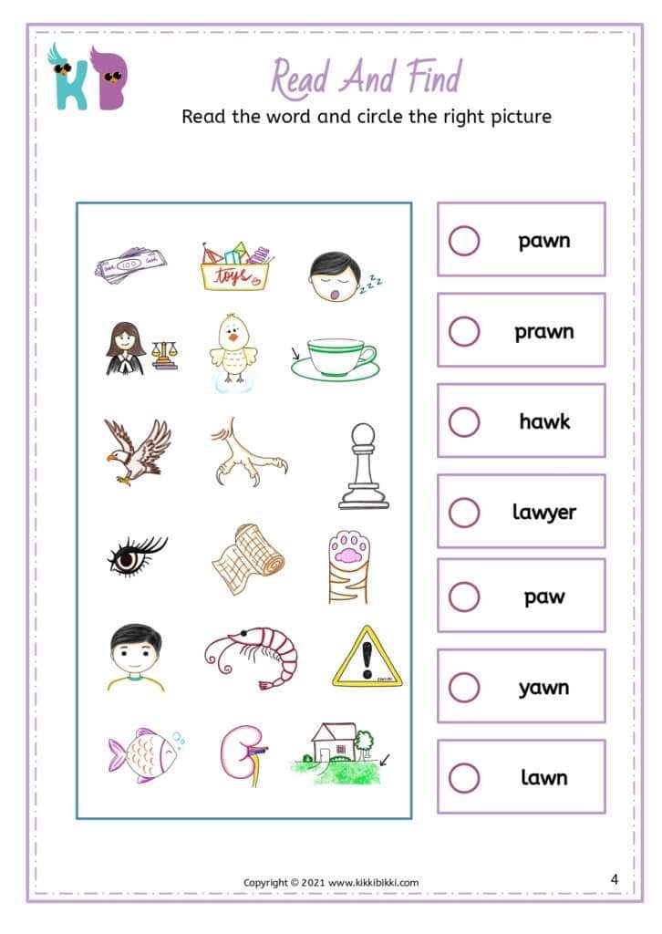 Phonics Fun: Exploring the AW Sound