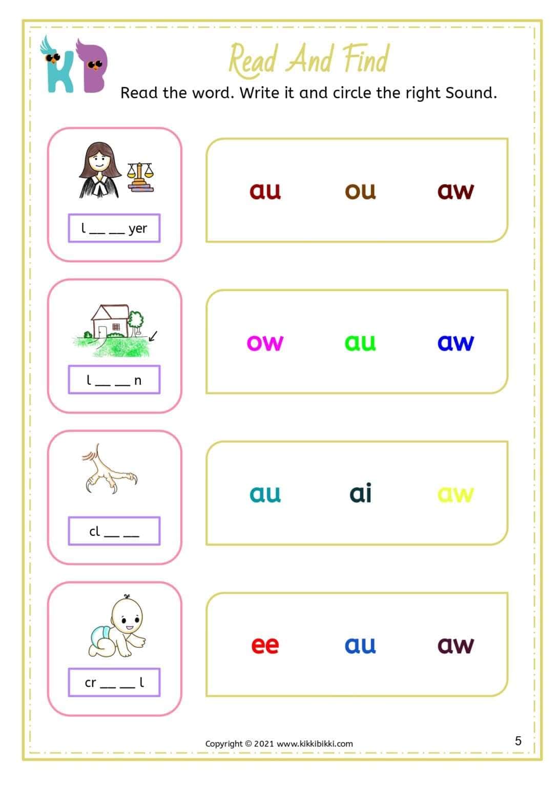 Phonics Fun: Exploring the AW Sound