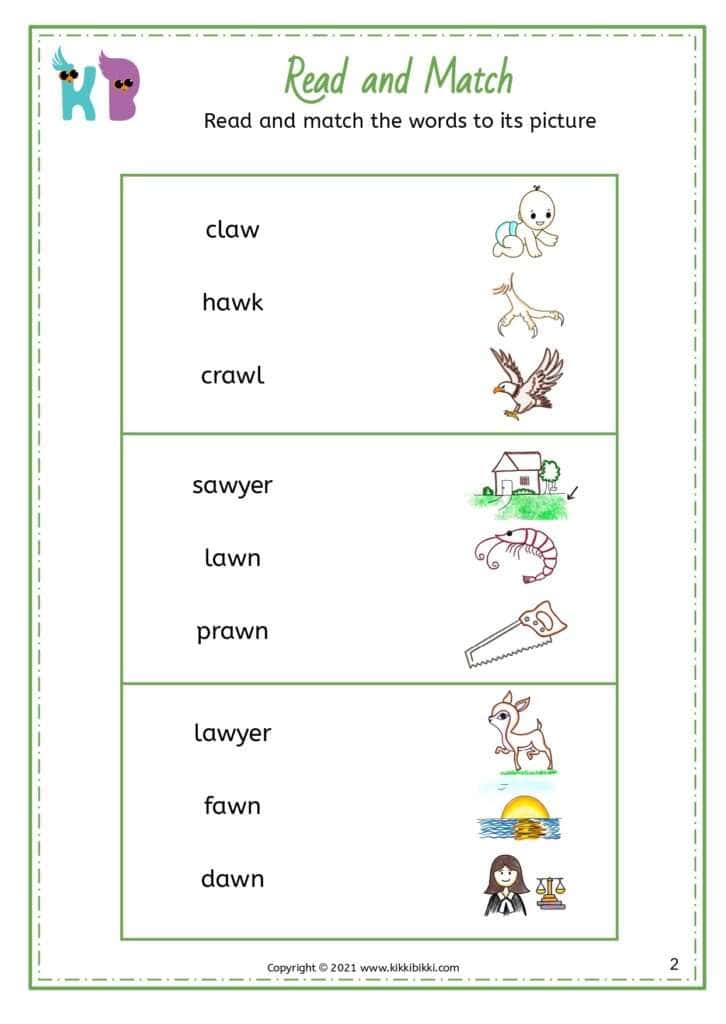 "Adventures in Phonics: Exploring the 'AW' Sound"