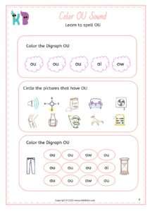 Unlock the OU Sound: Free Printable Worksheets