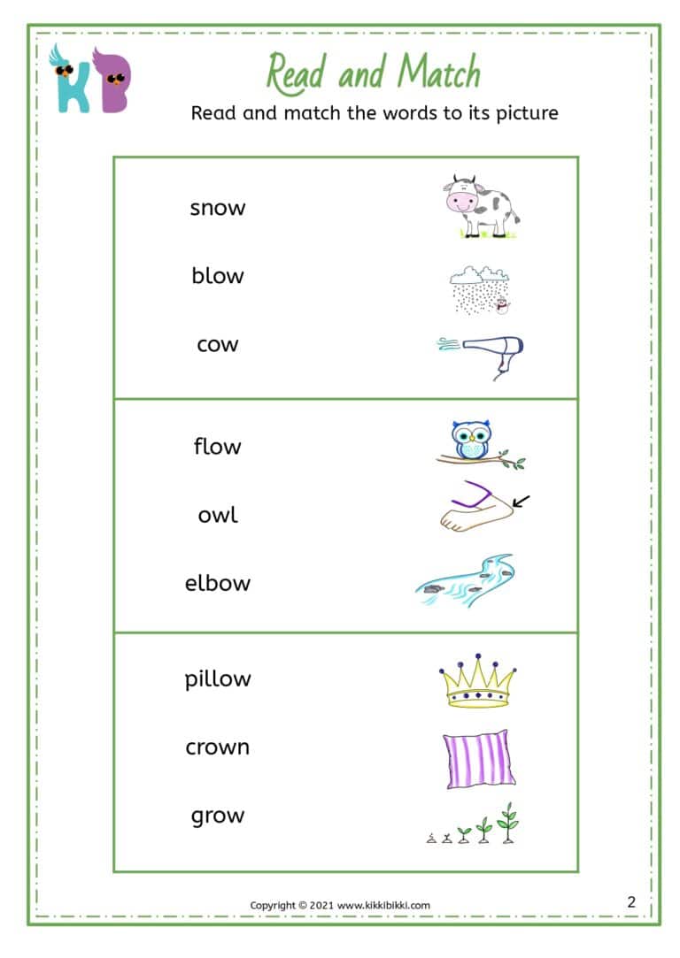 "Exploring Phonics: Introduction to the 'OW' Sound"