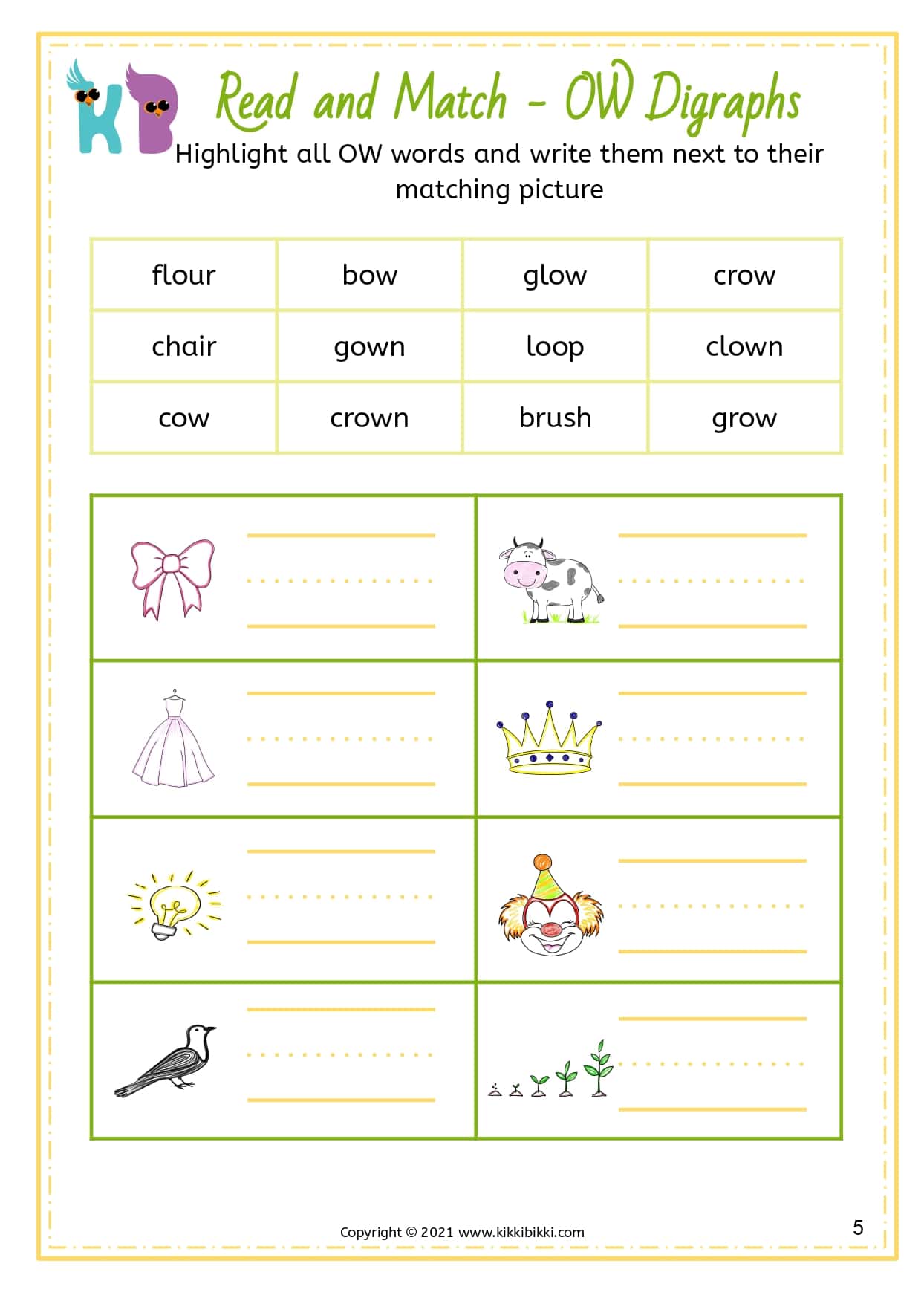 "Exploring Phonics: Introduction to the 'OW' Sound"