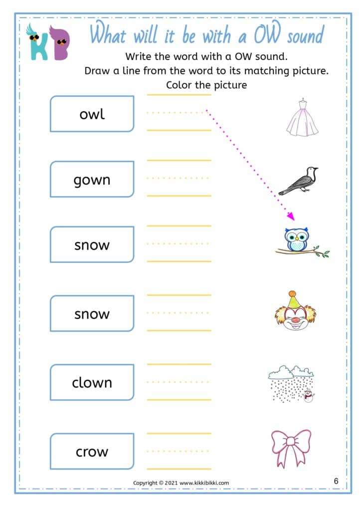 "Exploring Phonics: Introduction to the 'OW' Sound"