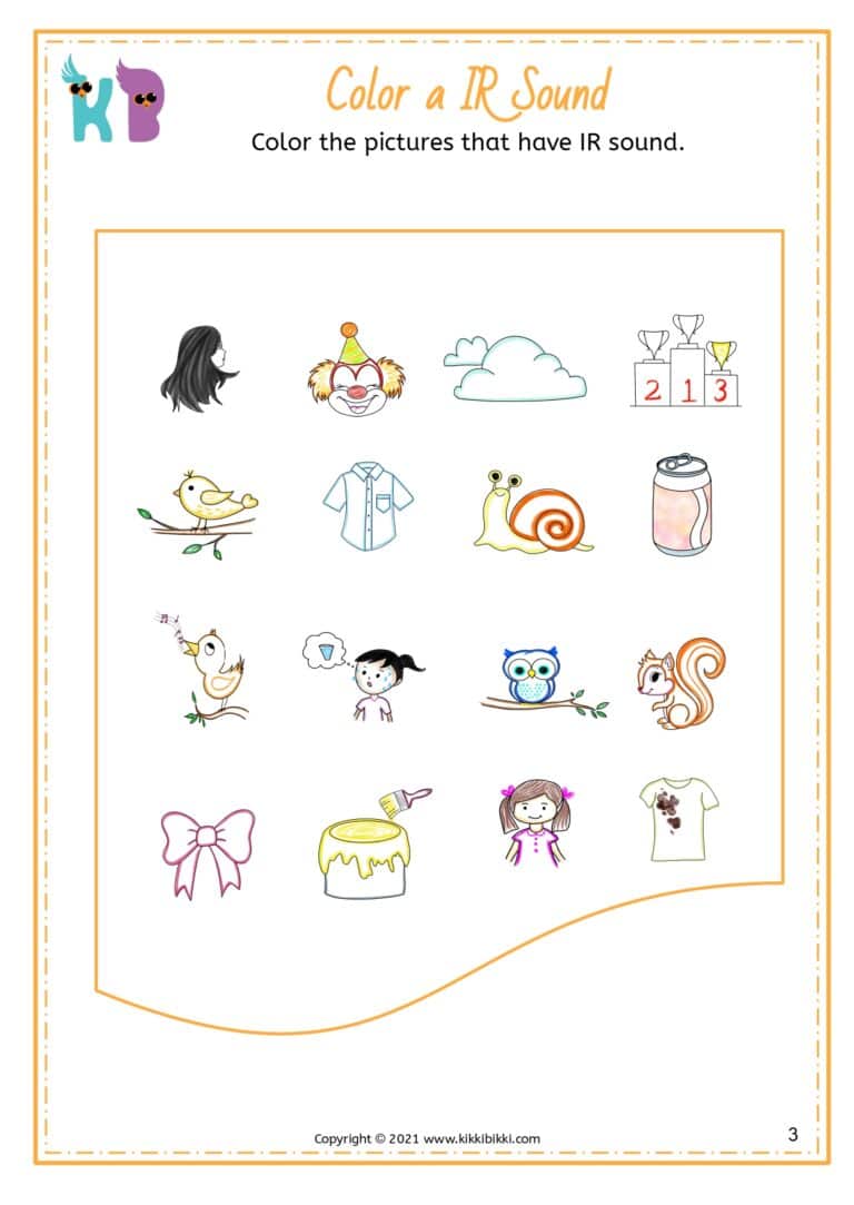 Exploring Phonics: Introduction to the 'IR' Sound