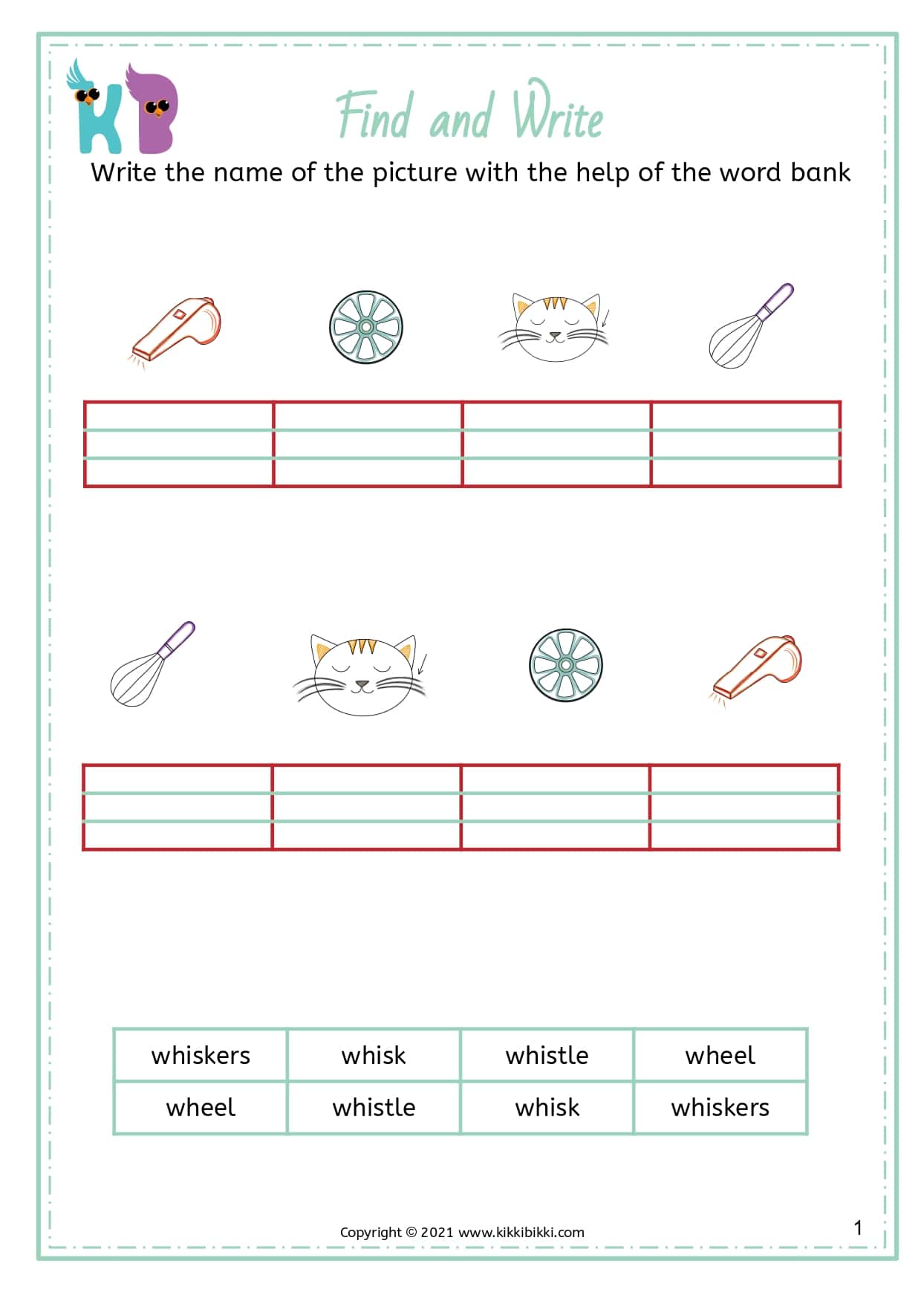 "Consonant Digraphs: Finding and Writing WH Sounds"