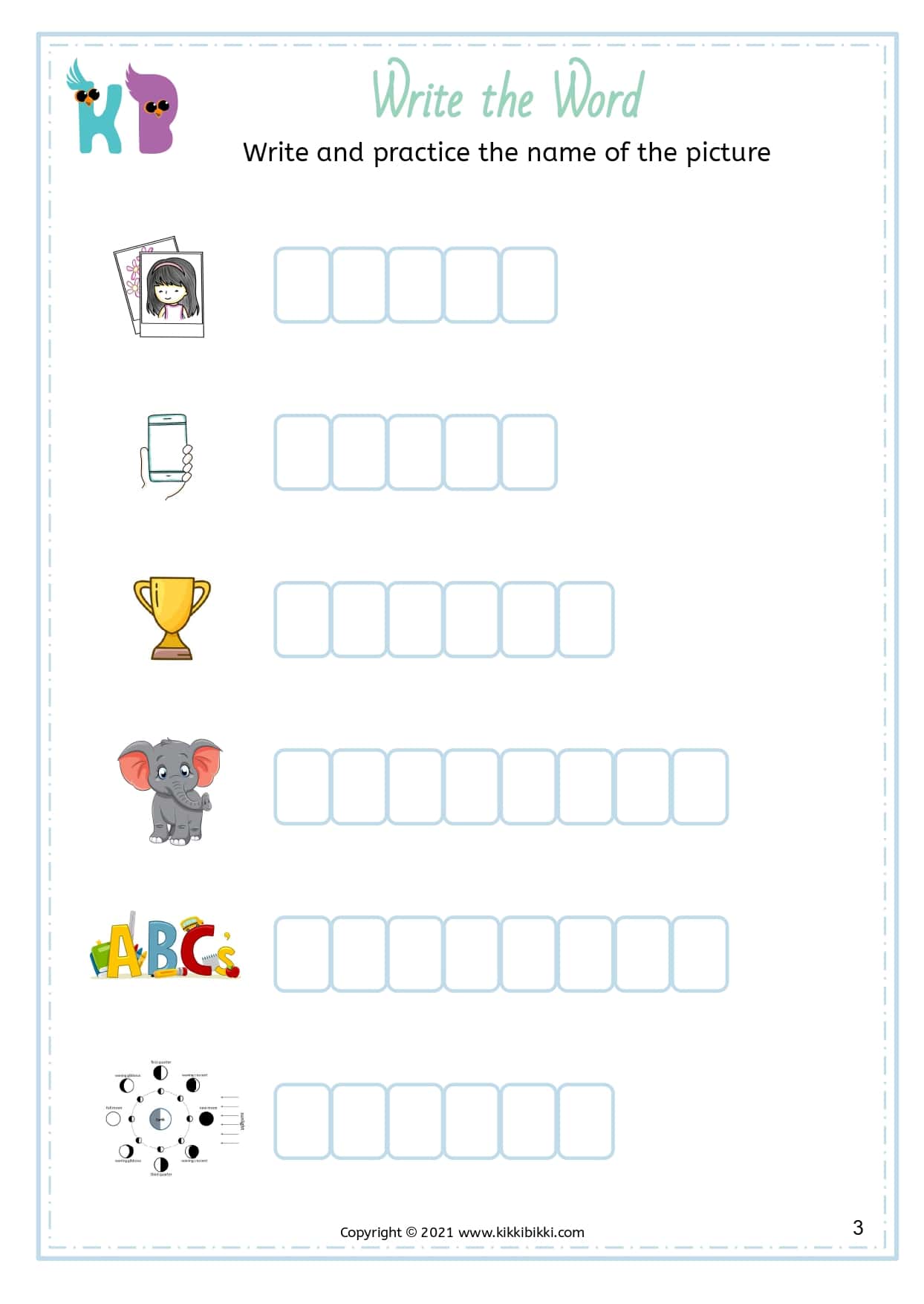 Discovering the 'PH' Sound: Write the Word Worksheets