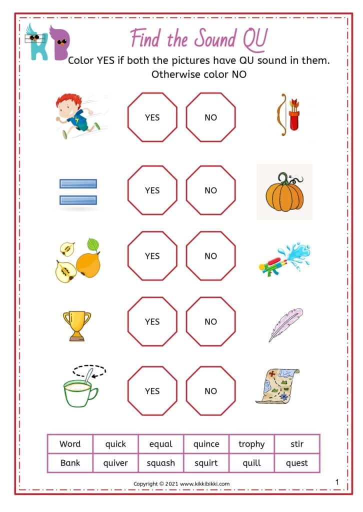 "Discovering Consonant Digraphs: Finding the QU Sound"