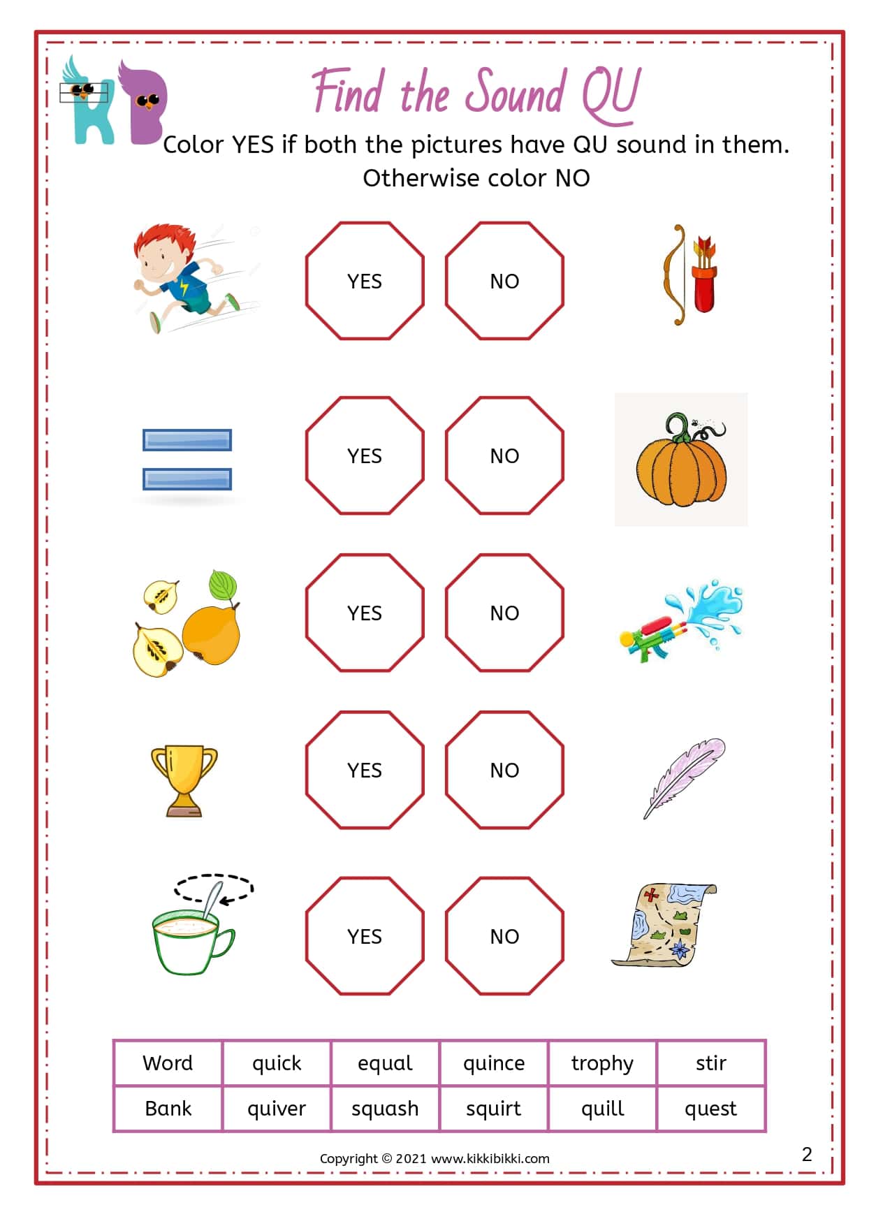 "Discovering Consonant Digraphs: Finding the QU Sound"