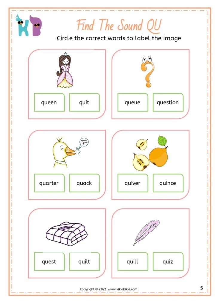 "Discovering Consonant Digraphs: Finding the QU Sound"