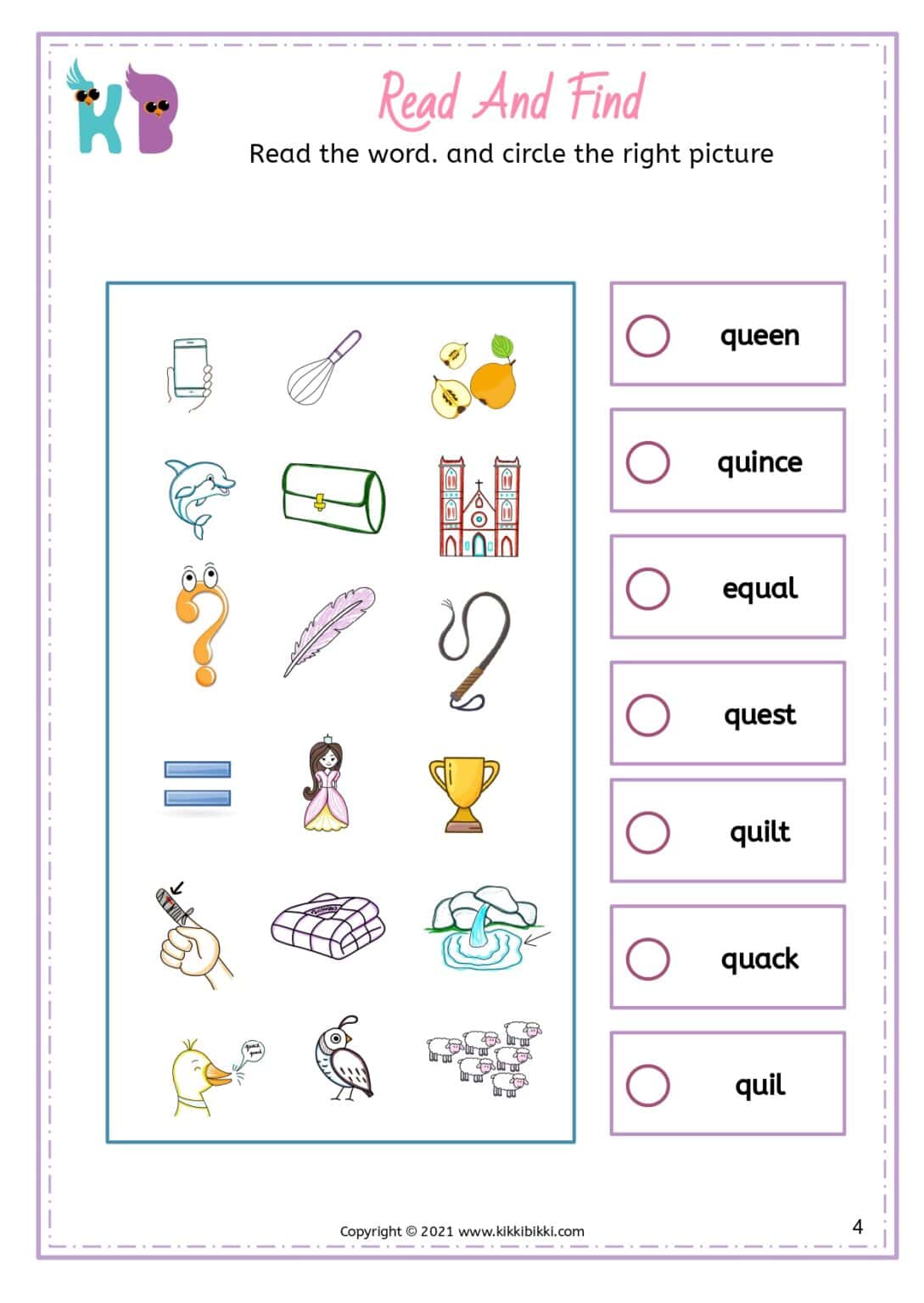 Discovering QU: Free Consonant Digraph Worksheets for Kids