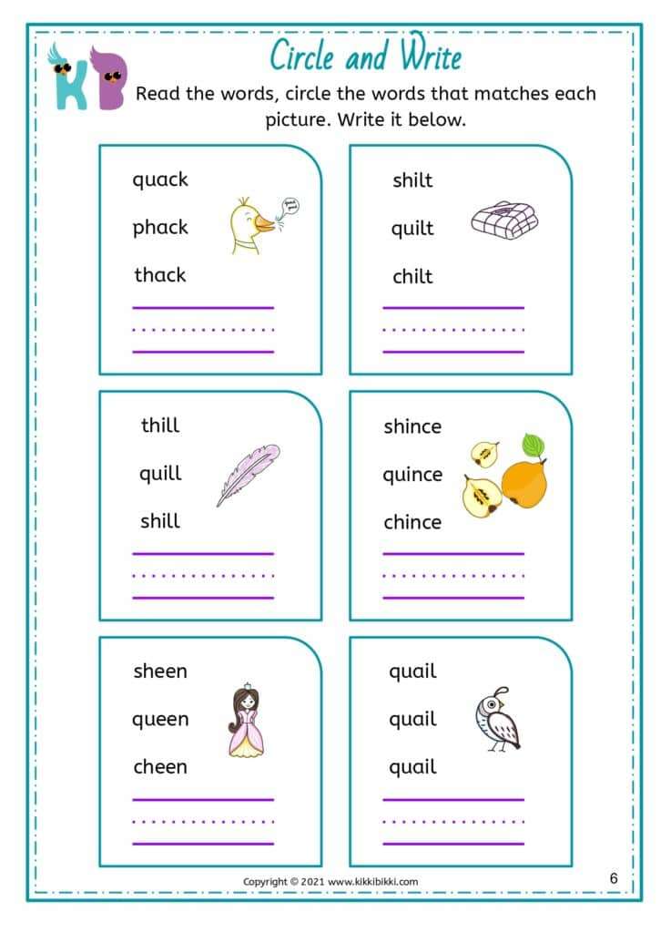 Discovering QU: Free Consonant Digraph Worksheets for Kids