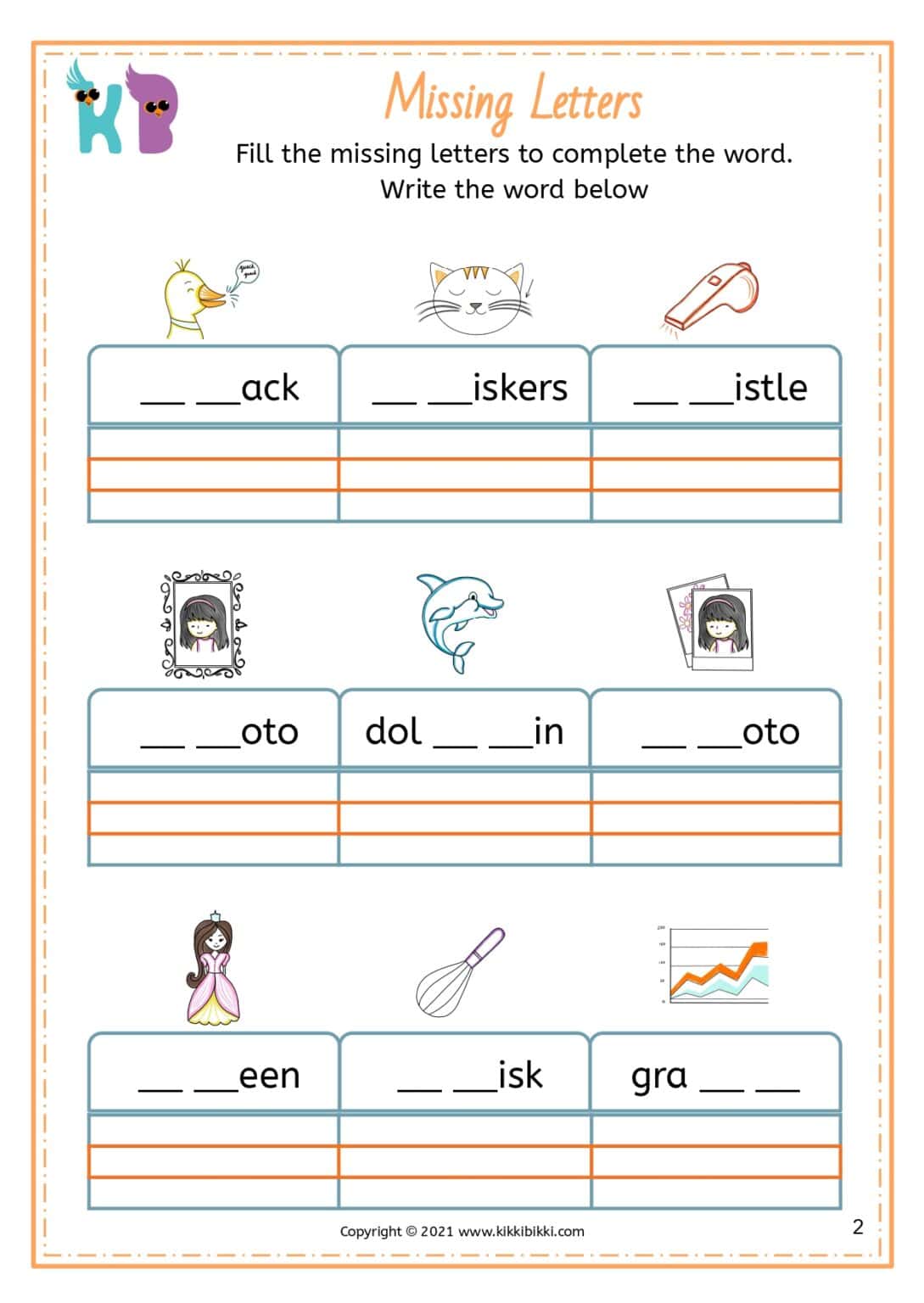 Consolidation of WH, PH, QU Sound Family - Missing Letters