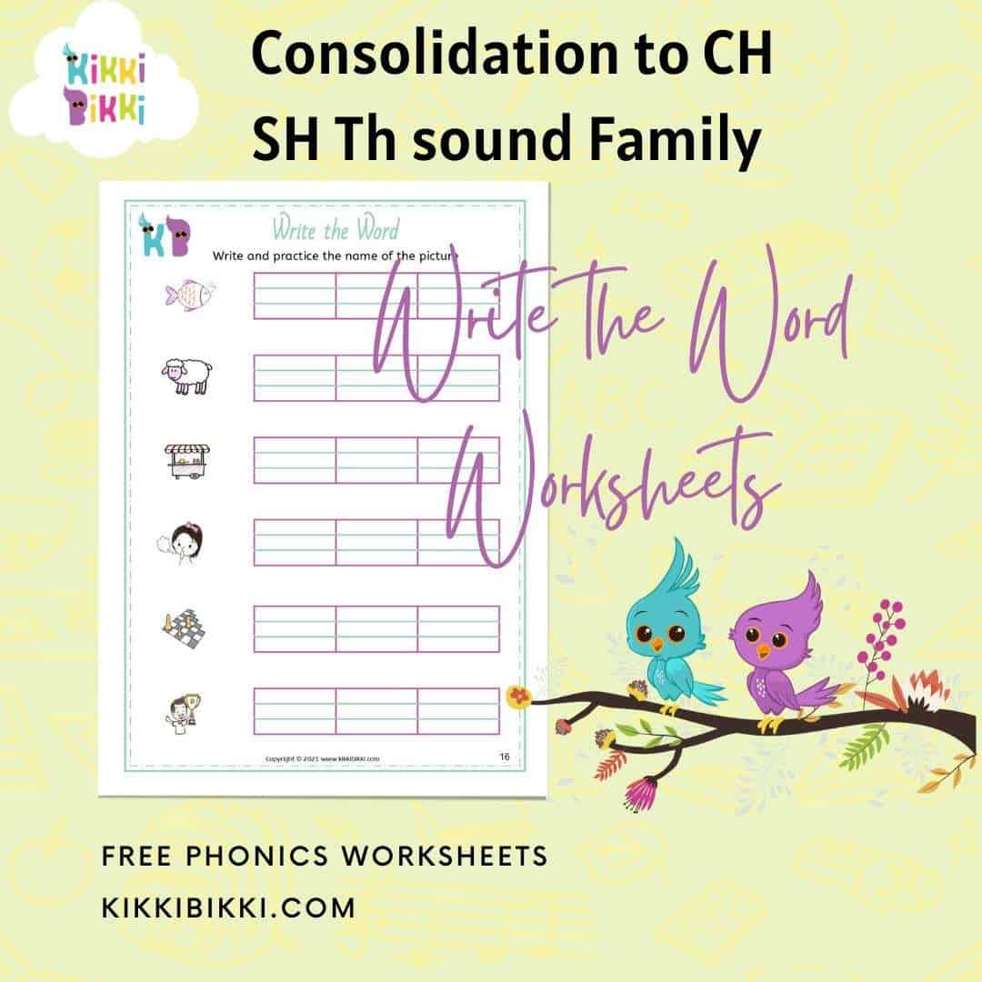 Phonics Fun: Consolidating "ch," "sh," and "th" Sounds