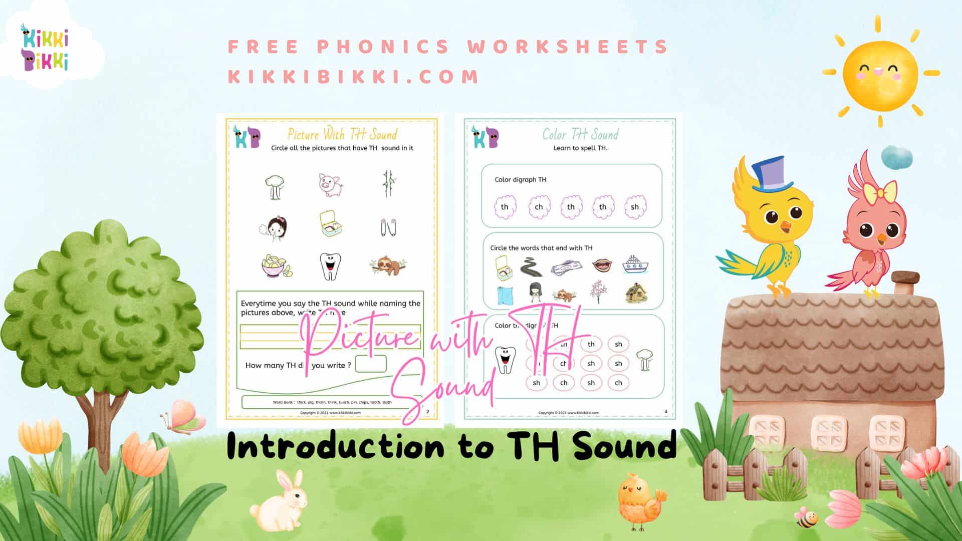 Picture Worksheets for Phonics Practice"