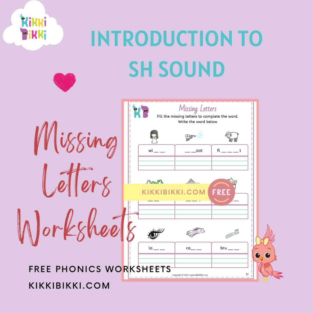 Learn the SH Sound: Fun Phonics Activities for Missing Letters