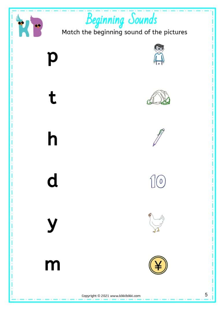 Exploring CVC EN Word Family: Beginning Sounds Worksheets