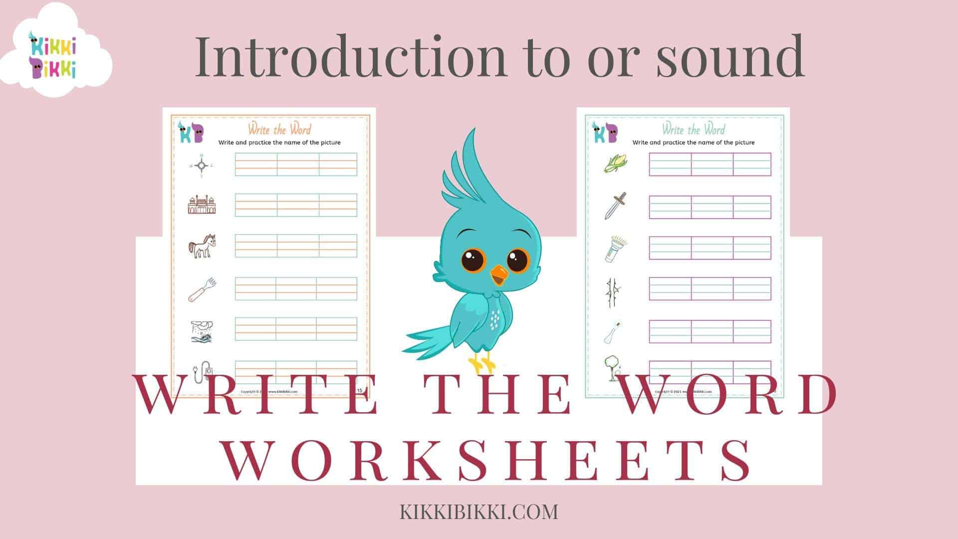 Free Vowel Digraph Worksheets for Writing Practice