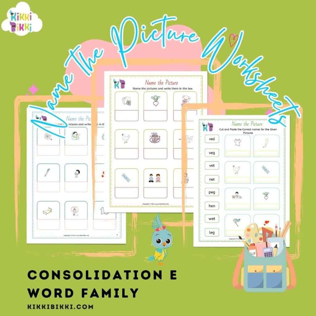 Name the picture in Consolidation of CVC E word Family Archives ...
