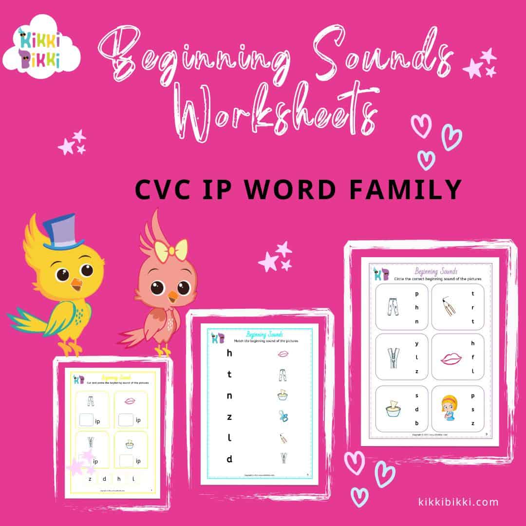 "Exploring Phonics: Introduction to the CVC IP Word Family"