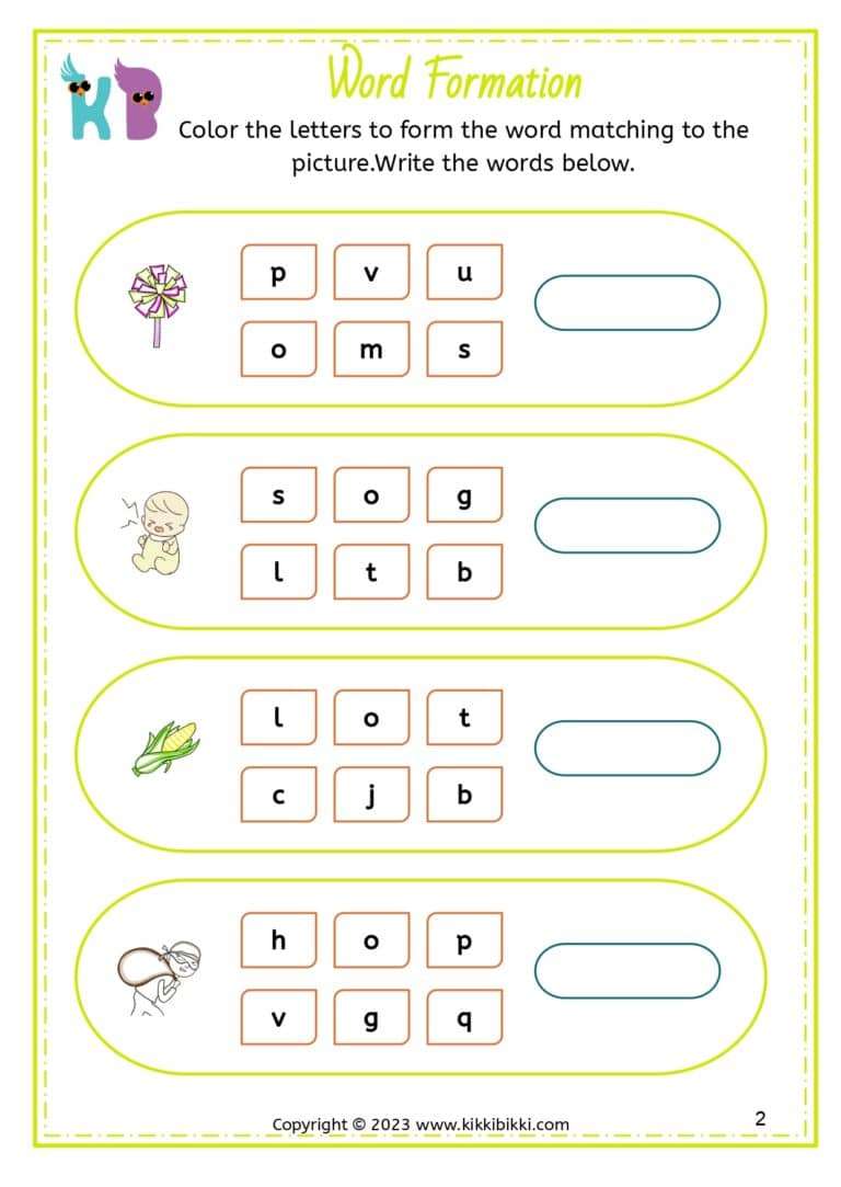Word Formation Worksheets