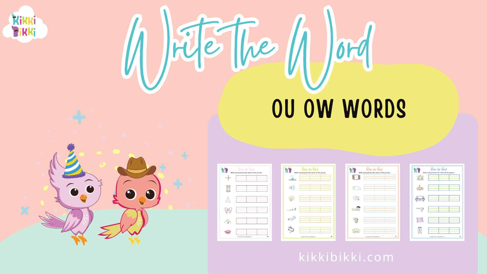 Discovering Vowel Digraphs: Consolidation of the 'OU' and 'OW'