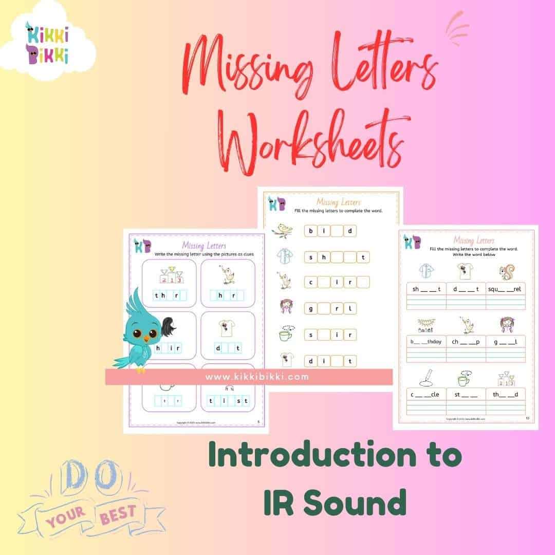 "Bossy R Adventure: Discovering IR Sound with Missing Letters"