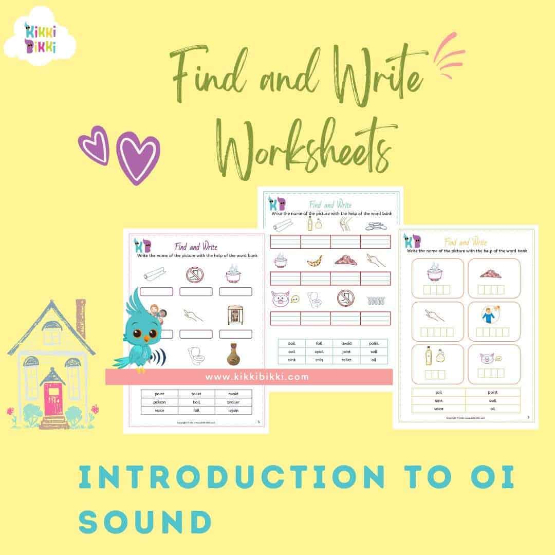 "Discovering Vowel Diphthongs: OI Sound Worksheets"
