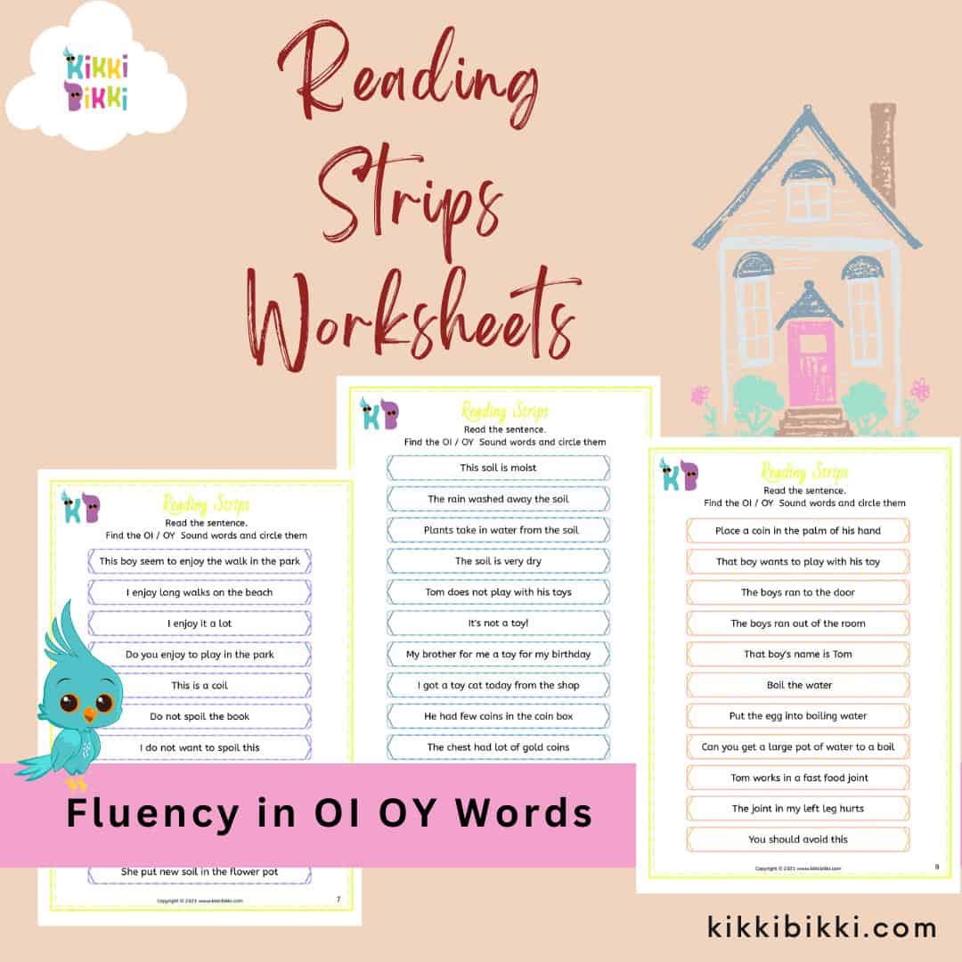 Building Fluency: OI and OY Sound Family - Reading Strips
