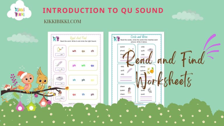 Discovering QU: Free Consonant Digraph Worksheets for Kids