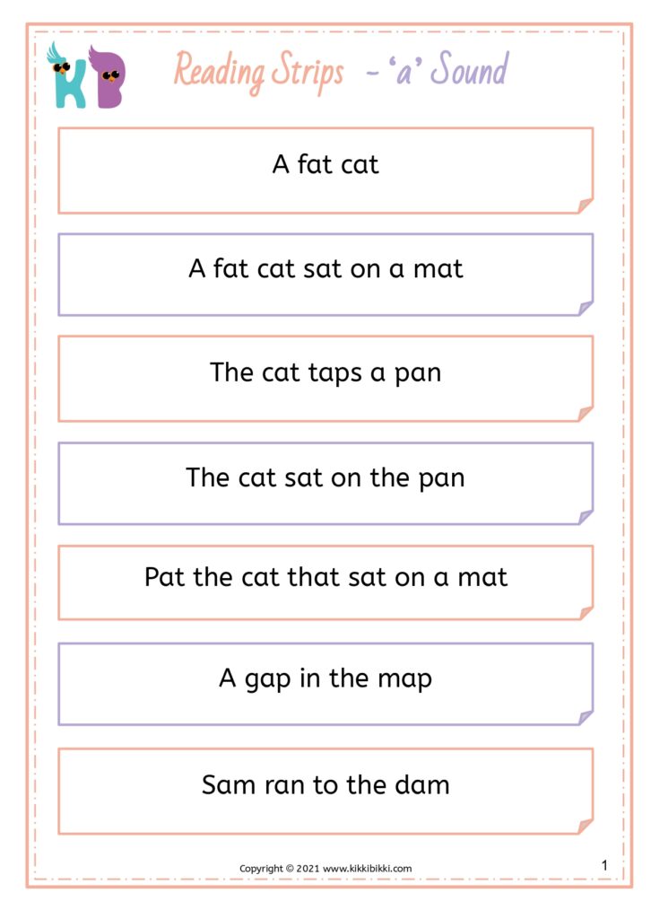 Exploring Phonics: Read the Sentence - Reading Strips