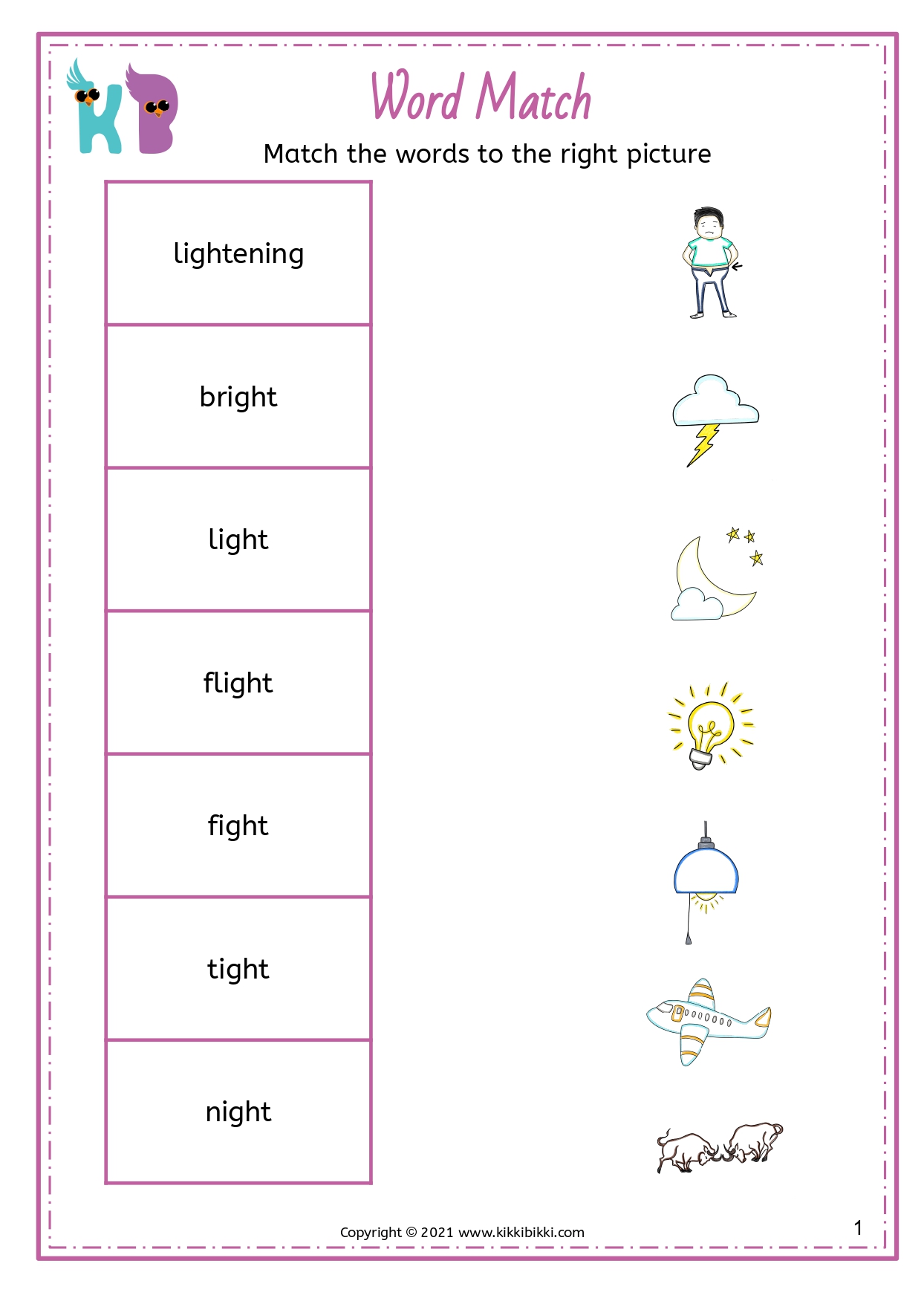'IGH' Sound: Write the Sound Worksheets for Phonics Practice"