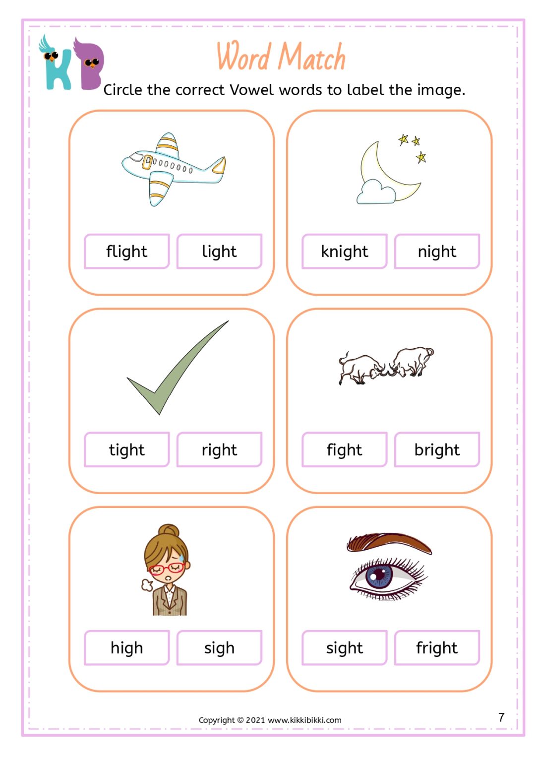 'IGH' Sound: Write the Sound Worksheets for Phonics Practice"