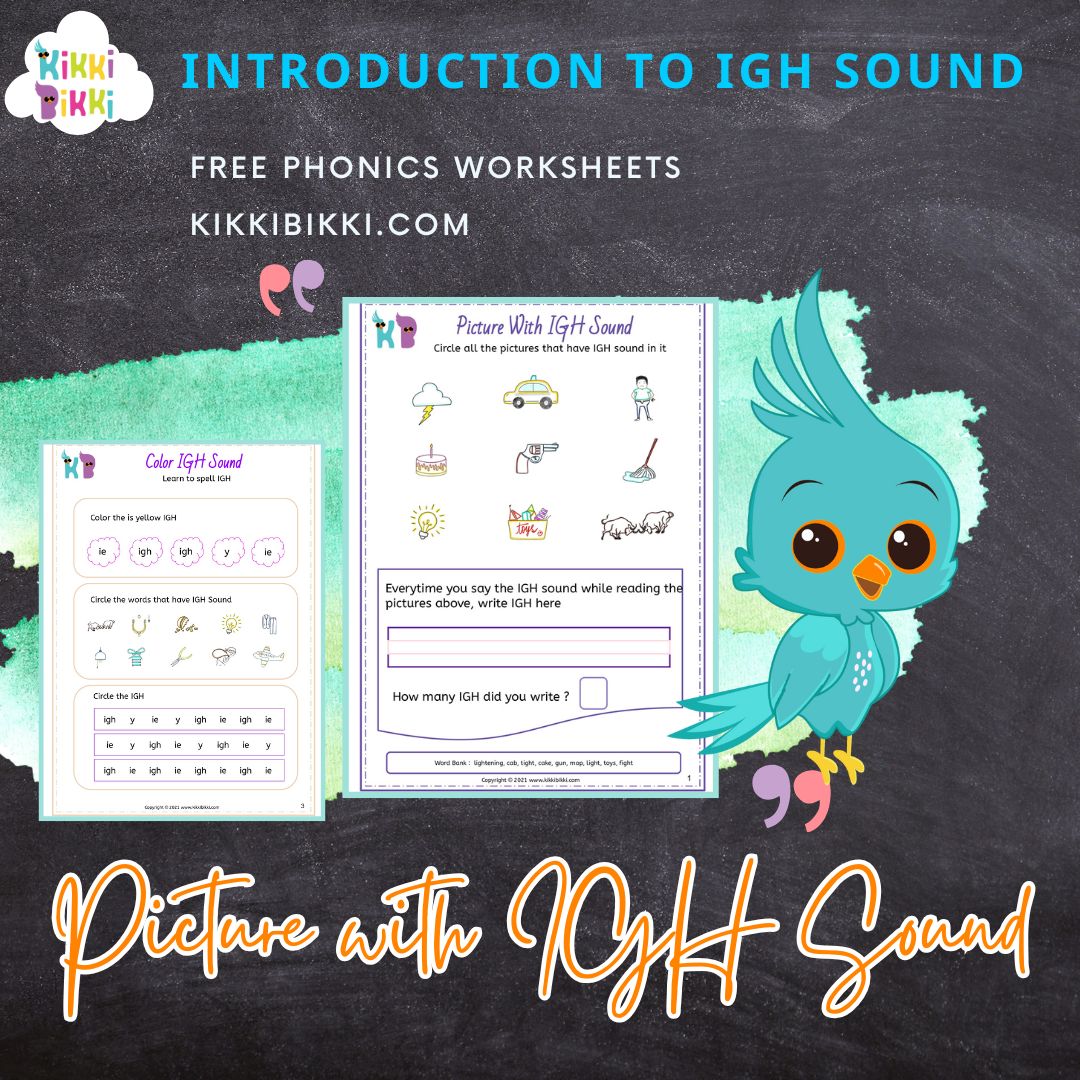 "'igh' Sound: Engaging Worksheets for Kindergarten Learners"