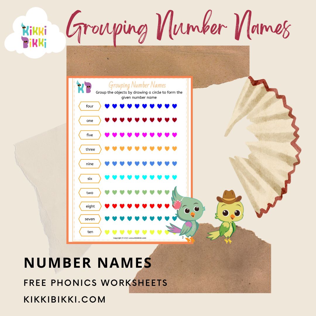 Math Adventure - Number Names and Grouping Activity