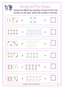 Grouping Numbers: Identify and Form Groups Worksheet