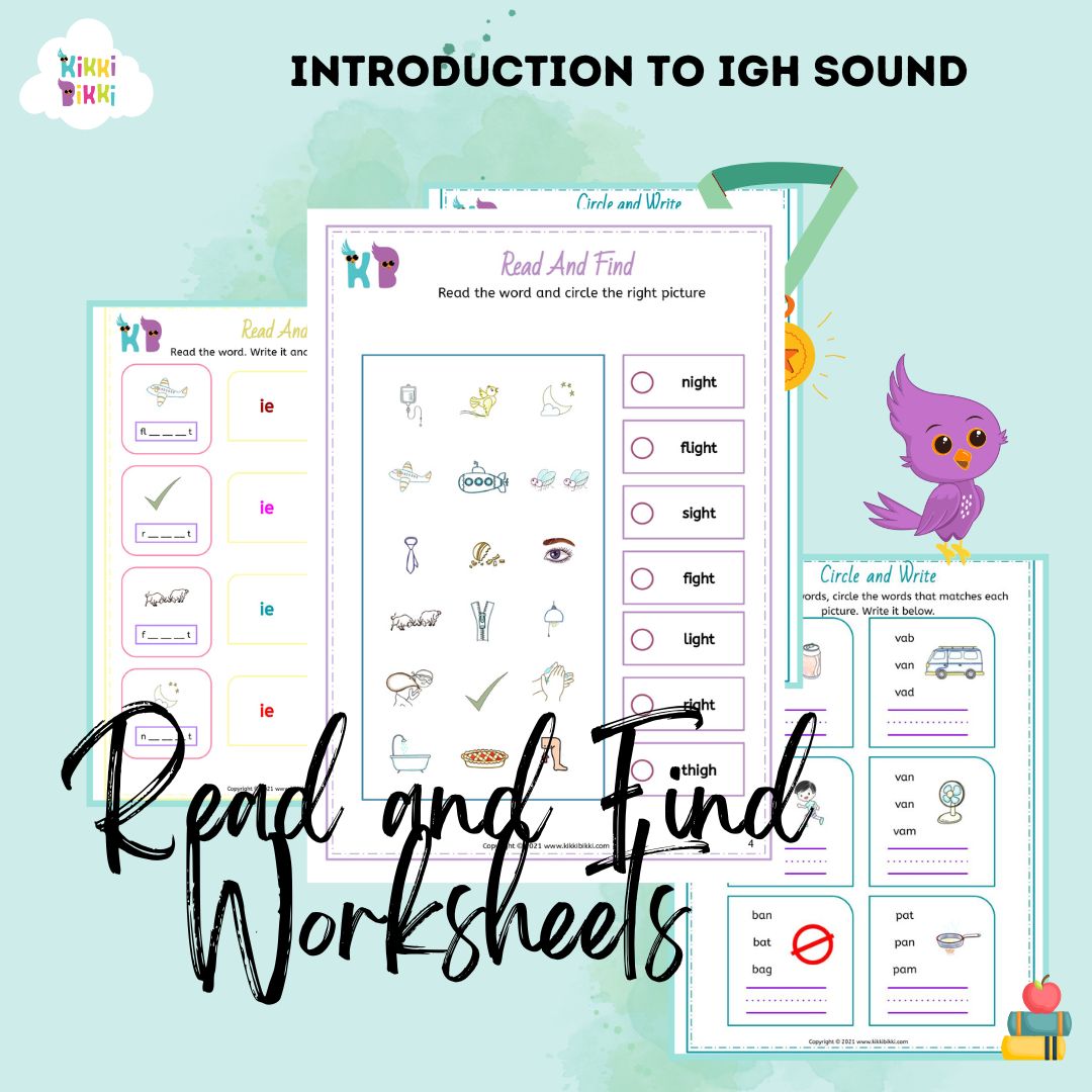 Phonics Fun: Read and Find Words with the 'IGH' Sound