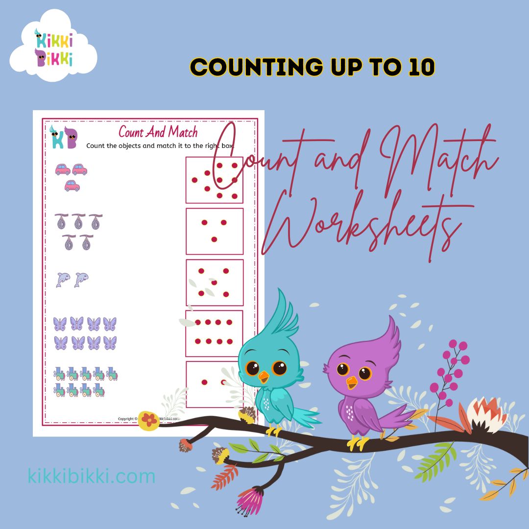 Counting up to 10 - Engaging Counting Worksheets