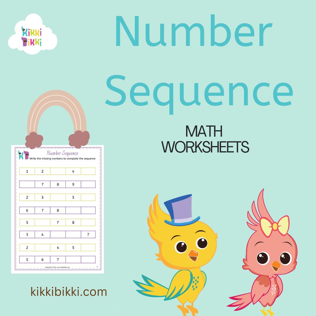 Math Adventure - Number Sequence Worksheet for Kindergarten