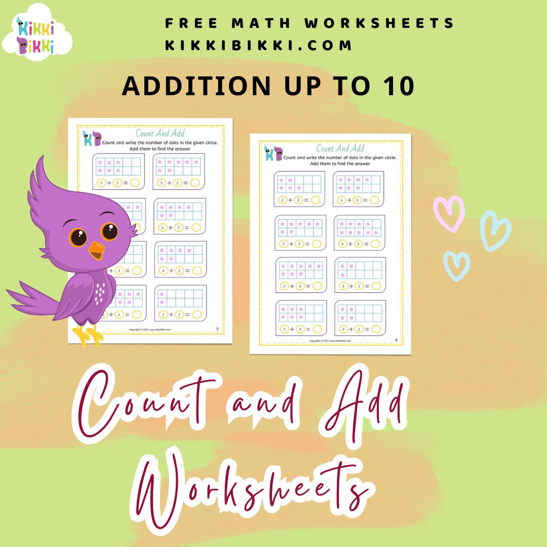 Math Magic: Free Addition Up to 10 Worksheets for Kindergarten