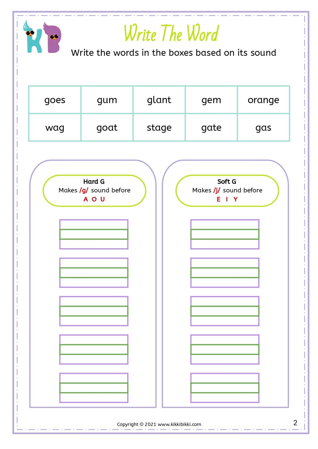 Phonics Fun: Learn and Practice the Soft "G" Sound