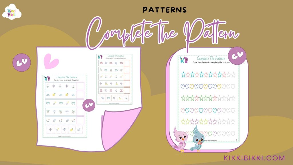 Unlock Early Math Fun: Complete the Patterns Worksheets