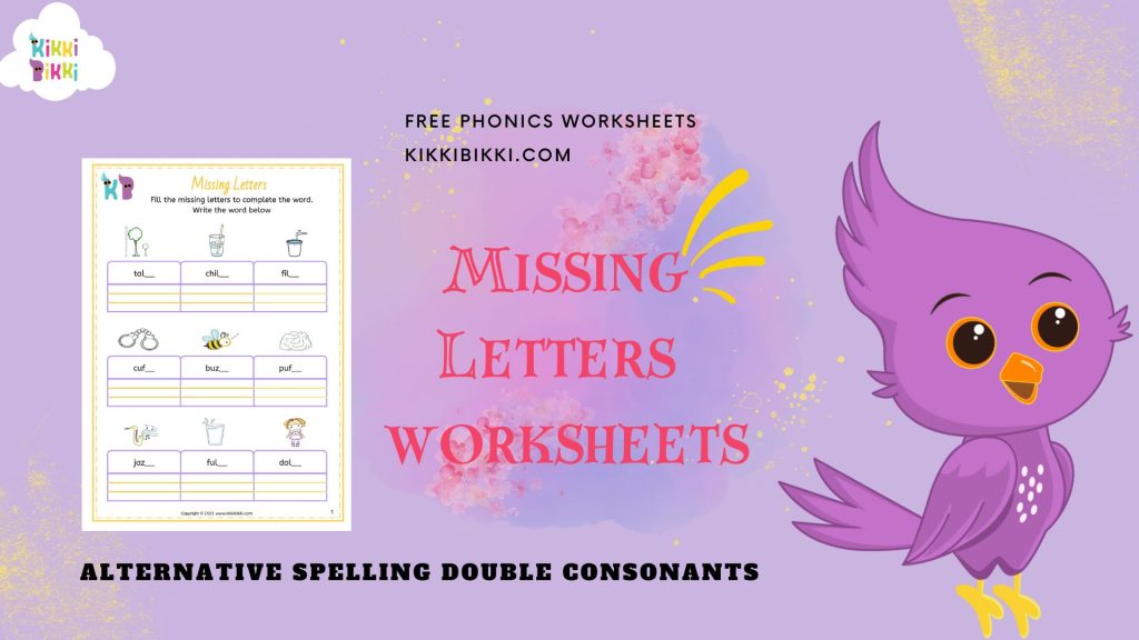 Alternative Spelling Double Consonants - Missing Letters