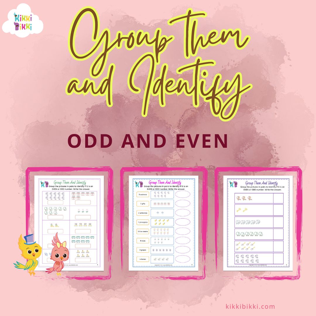 Odd and Even Numbers Worksheets for Kids