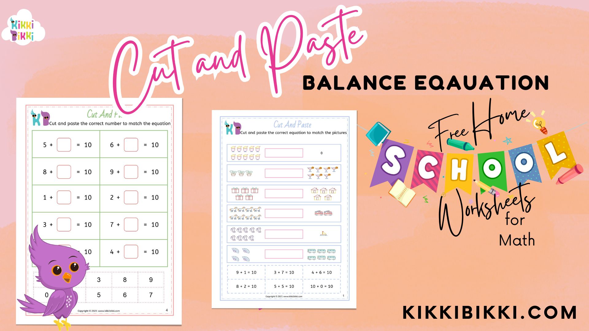 Math Worksheets for Kindergarten Learning Fun