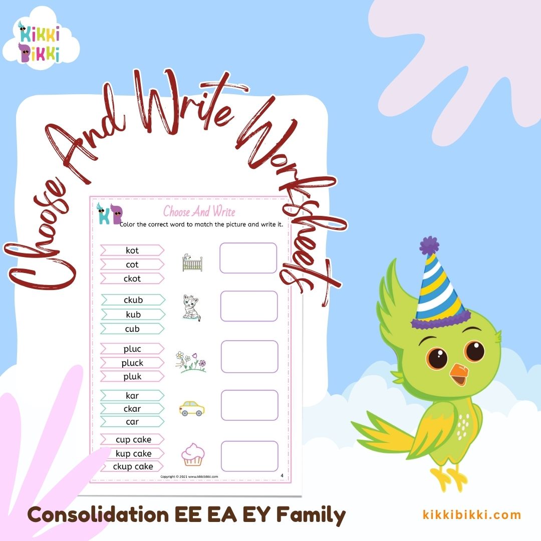 "Choosing the Right Sound: C, K, CK Phonics Spelling Fun"