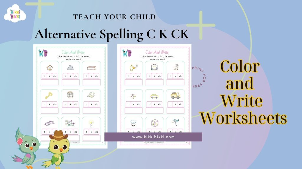 Mastering c, k, and ck Spellings: Color and Write Adventure